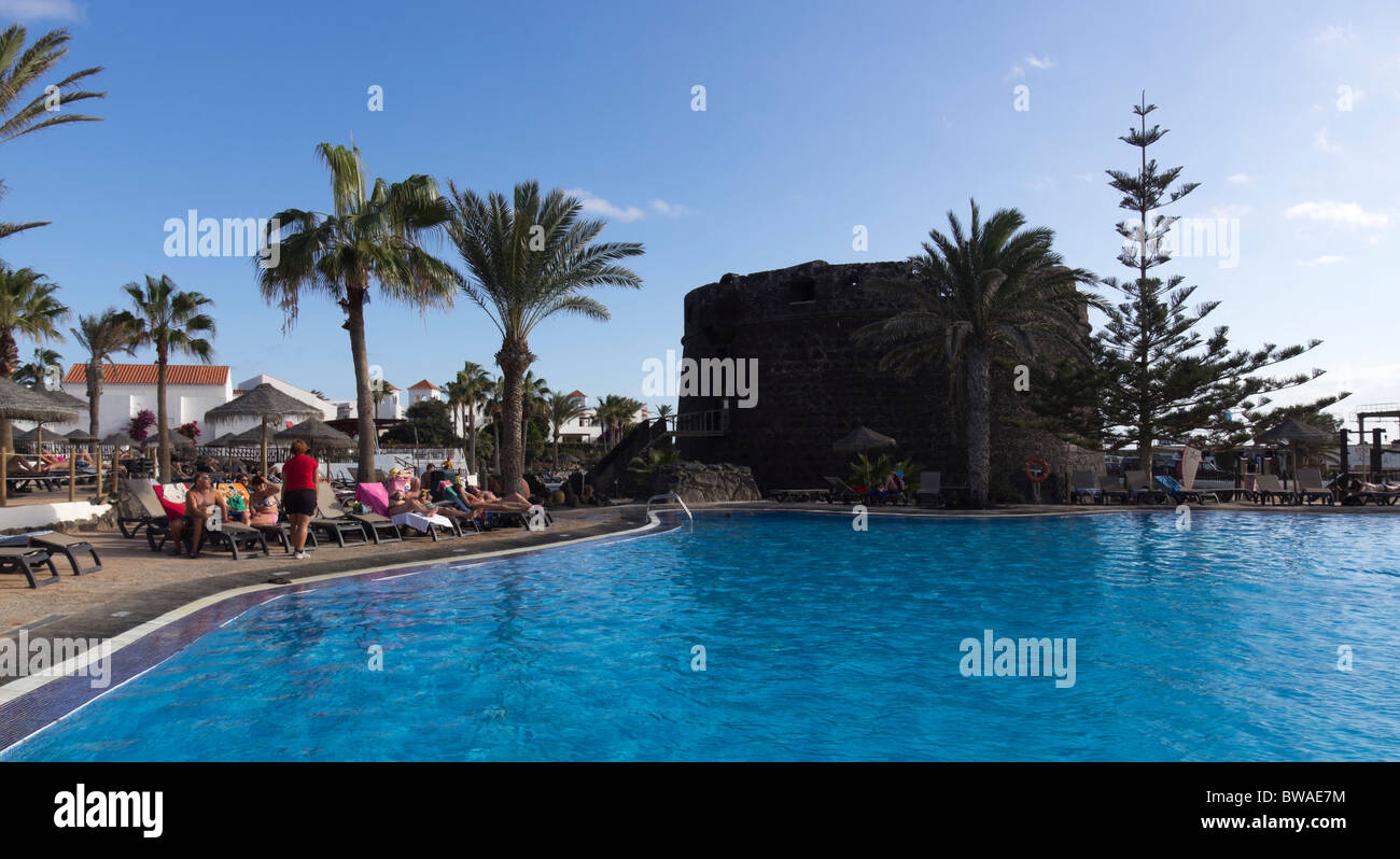 Fuerteventura, Canary Islands - Caleta de Fuste, El Castillo. The ...