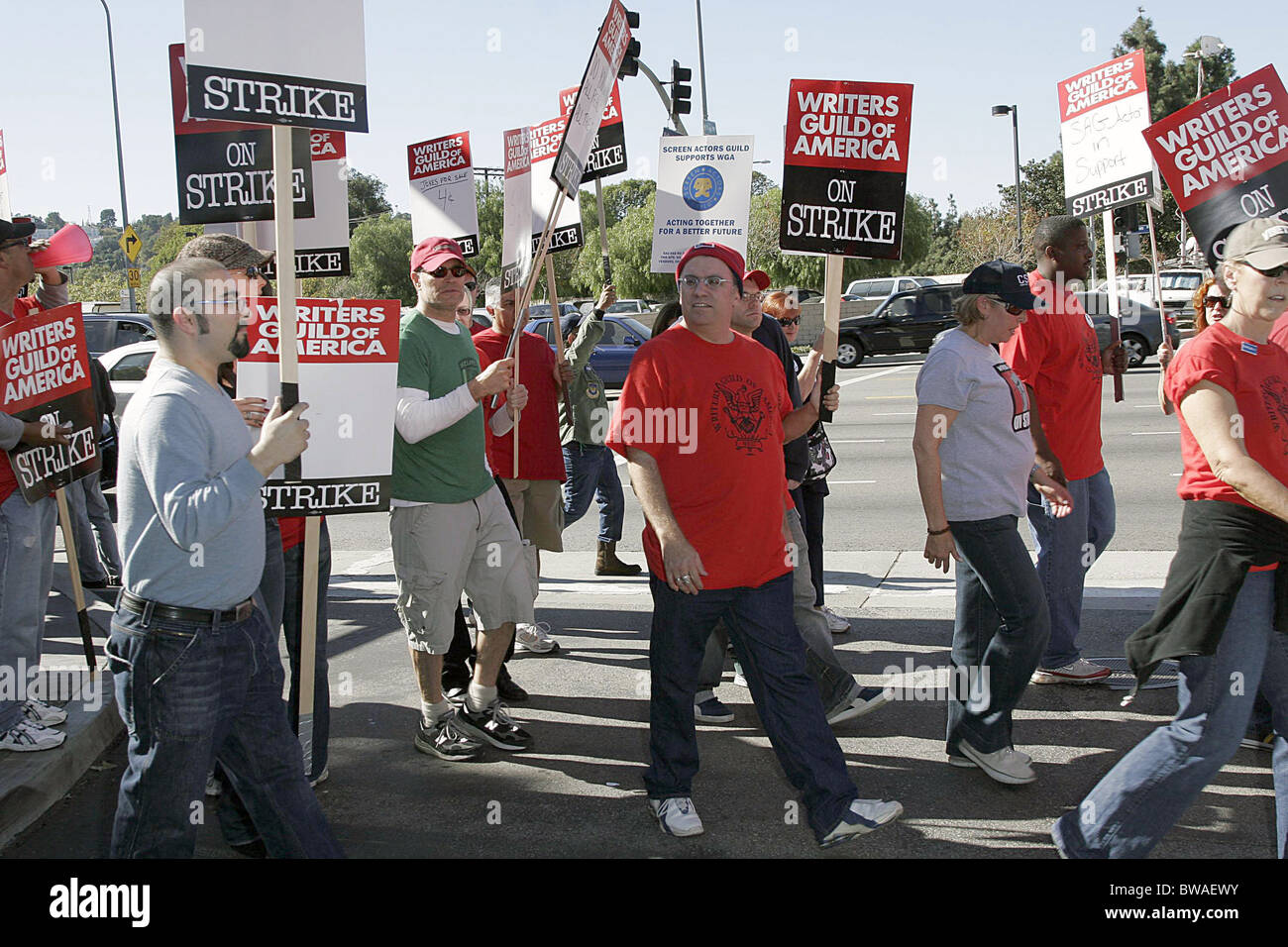Striking writers hi-res stock photography and images - Alamy