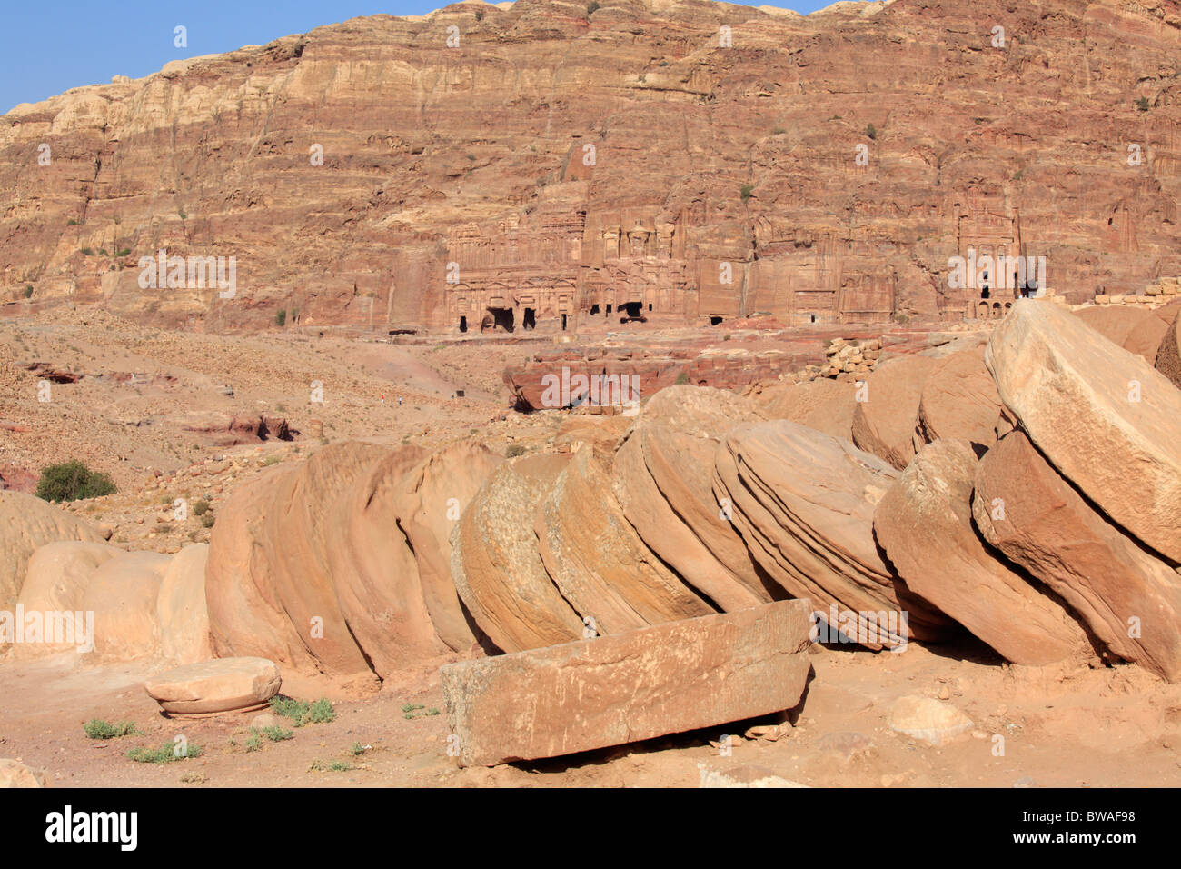 Ruins of the Great Temple, Petra, Jordan Stock Photo - Alamy