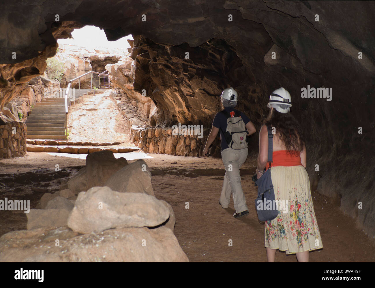 Fuerteventura, Canary Islands - Cueva del Llano lava pipe cavern at ...