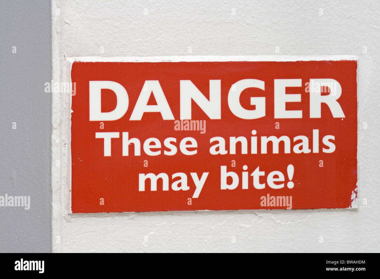 Dangerous animal sign hi-res stock photography and images - Alamy
