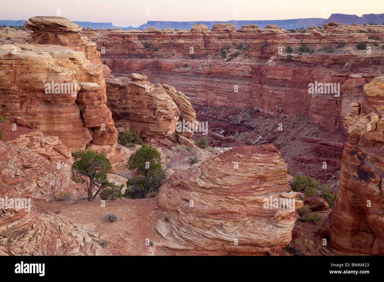 Little Spring Canyon from Slick Rock Trail, The Needles Unit ...