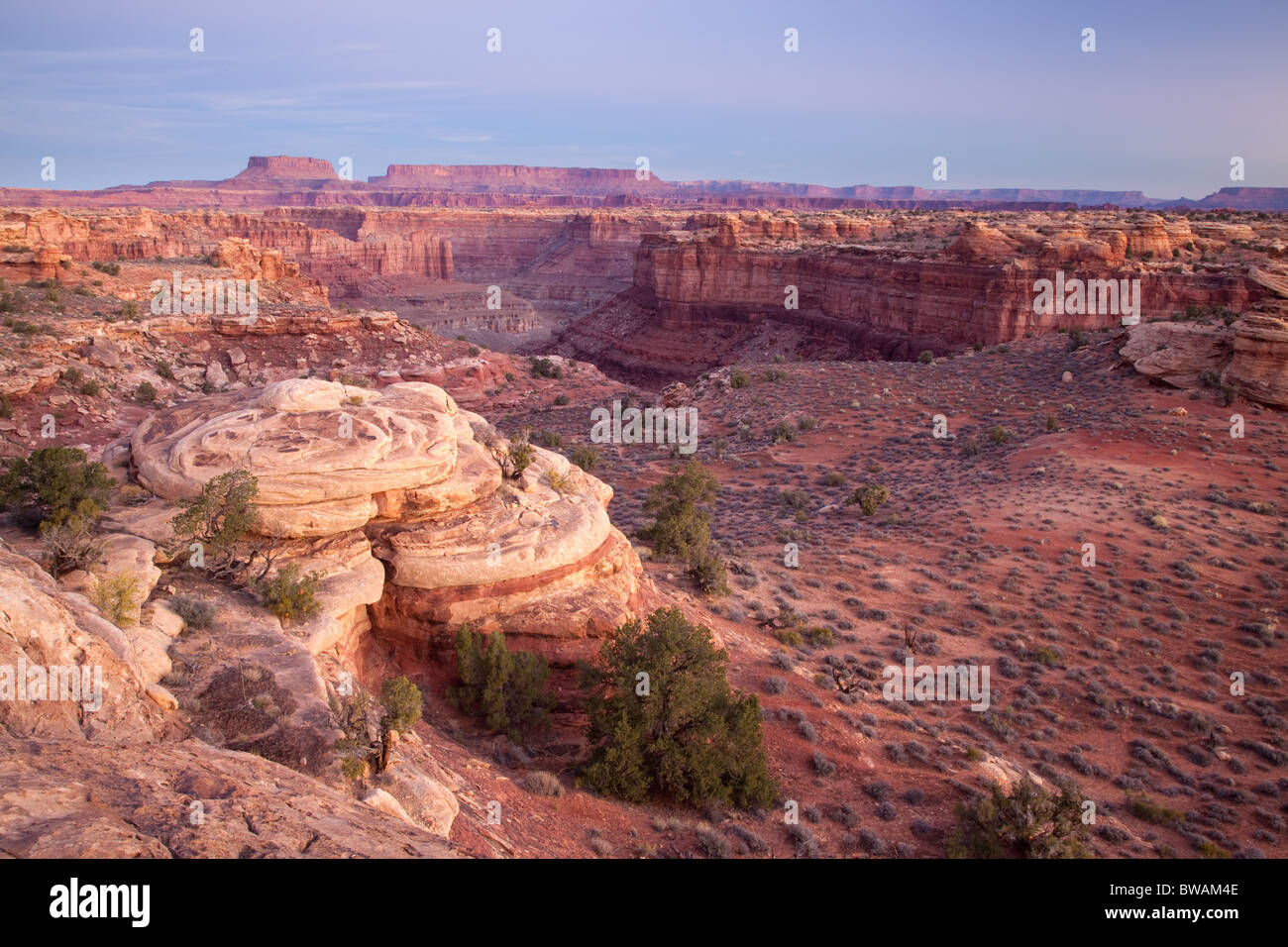 Little Spring Canyon from Slick Rock Trail, The Needles Unit ...