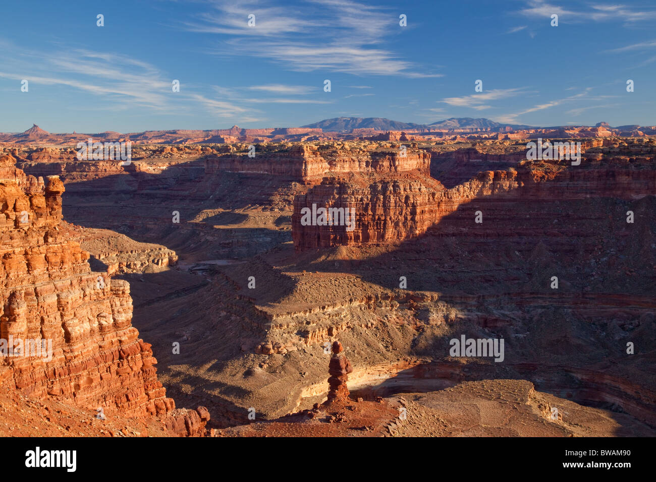 canyon of Salt Creek from the Colorado River Overlook, The Needles Unit ...