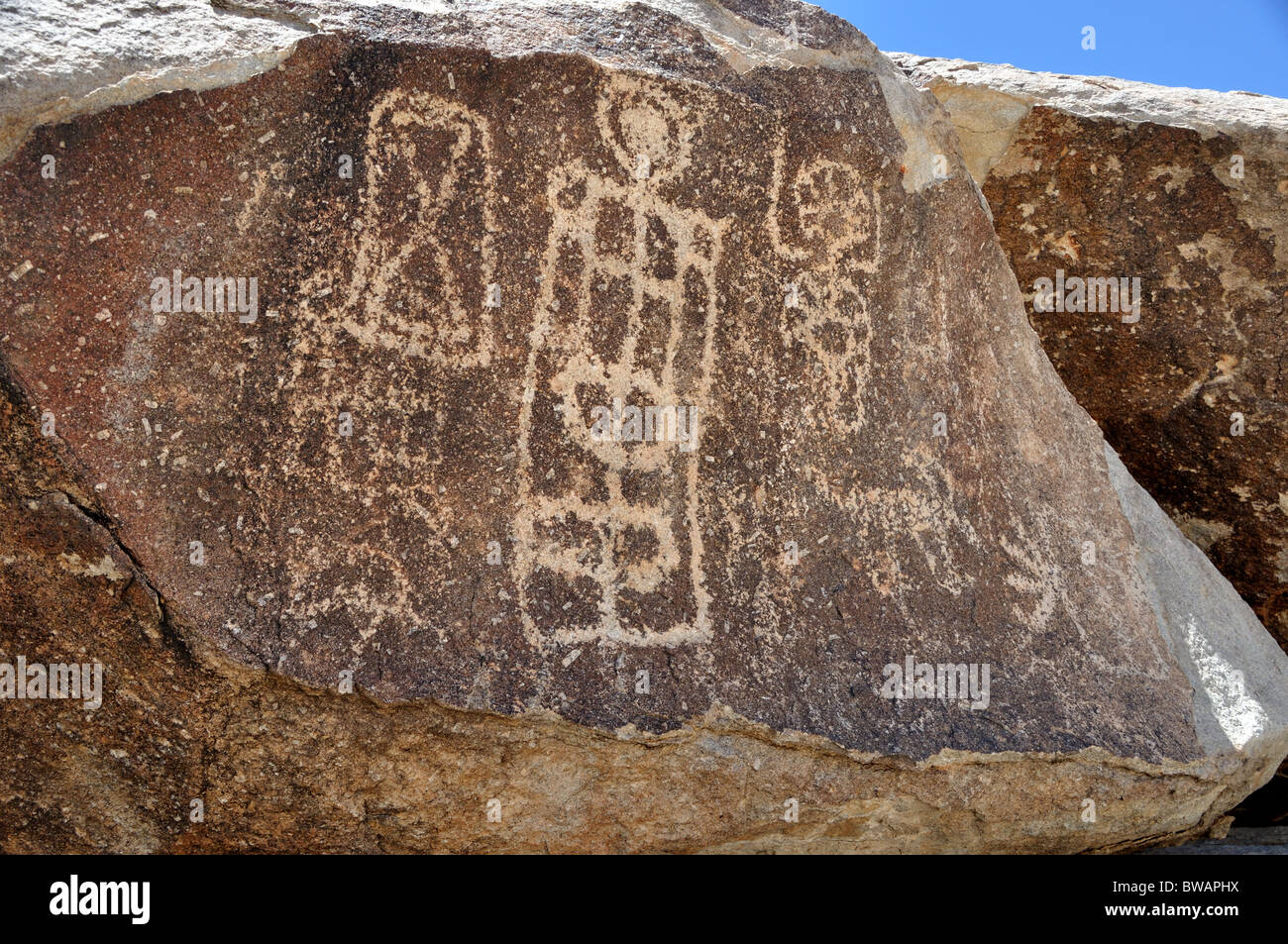 Ancient Indian Petroglyphs Stock Photo - Alamy