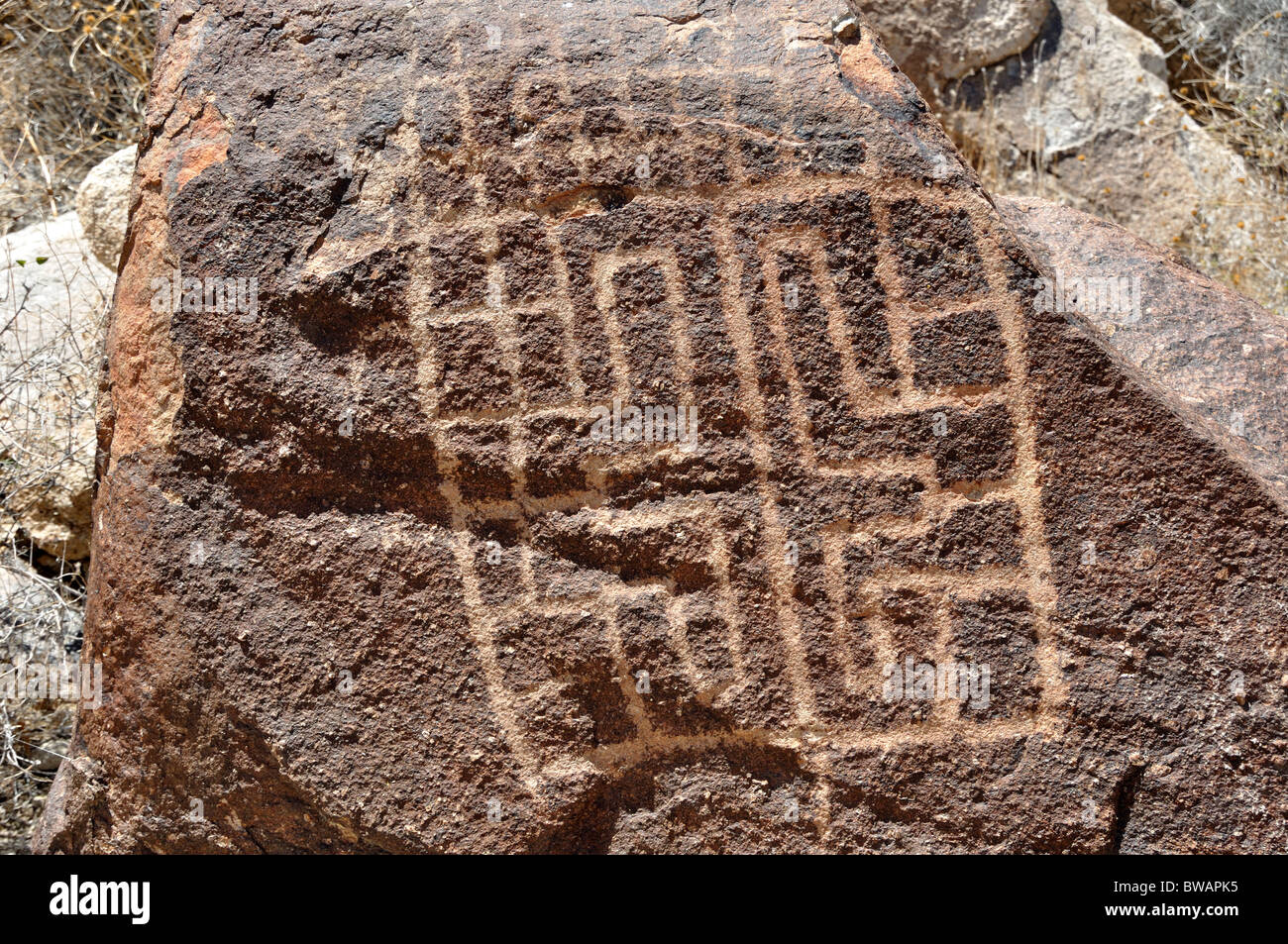 Ancient Indian Petroglyph Art Stock Photo - Alamy