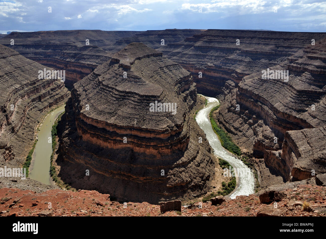 Green river gooseneck hi-res stock photography and images - Alamy
