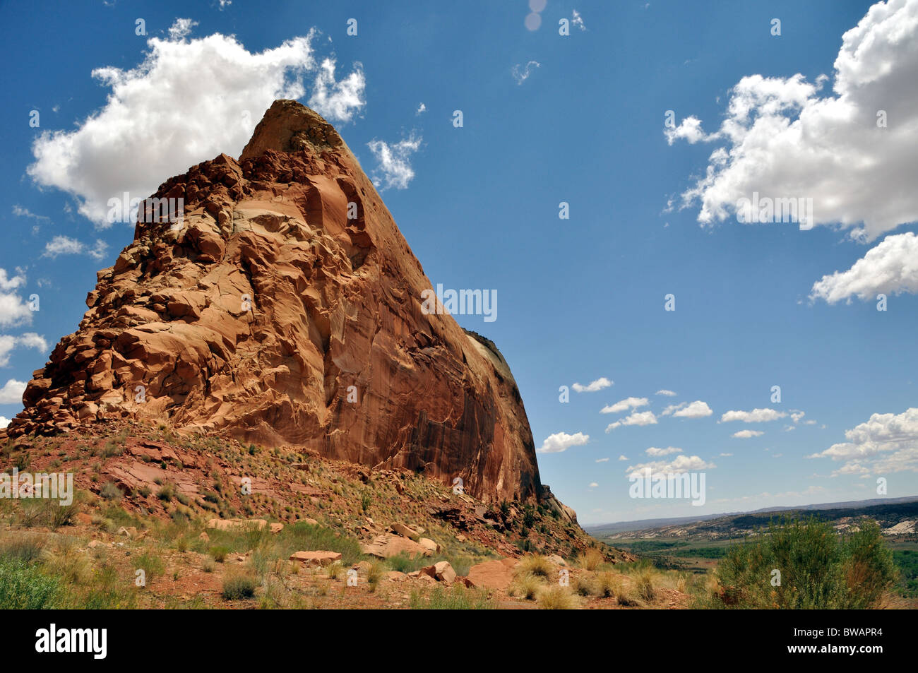 Comb Ridge Sandstone Monolith - Trail of Ancients Byway Stock Photo - Alamy