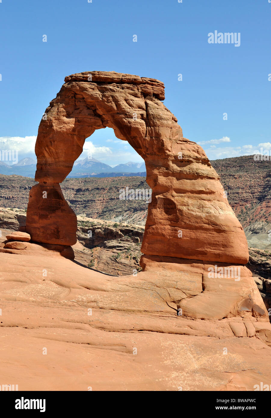 Delicate Arch in Arches National Park Stock Photo - Alamy