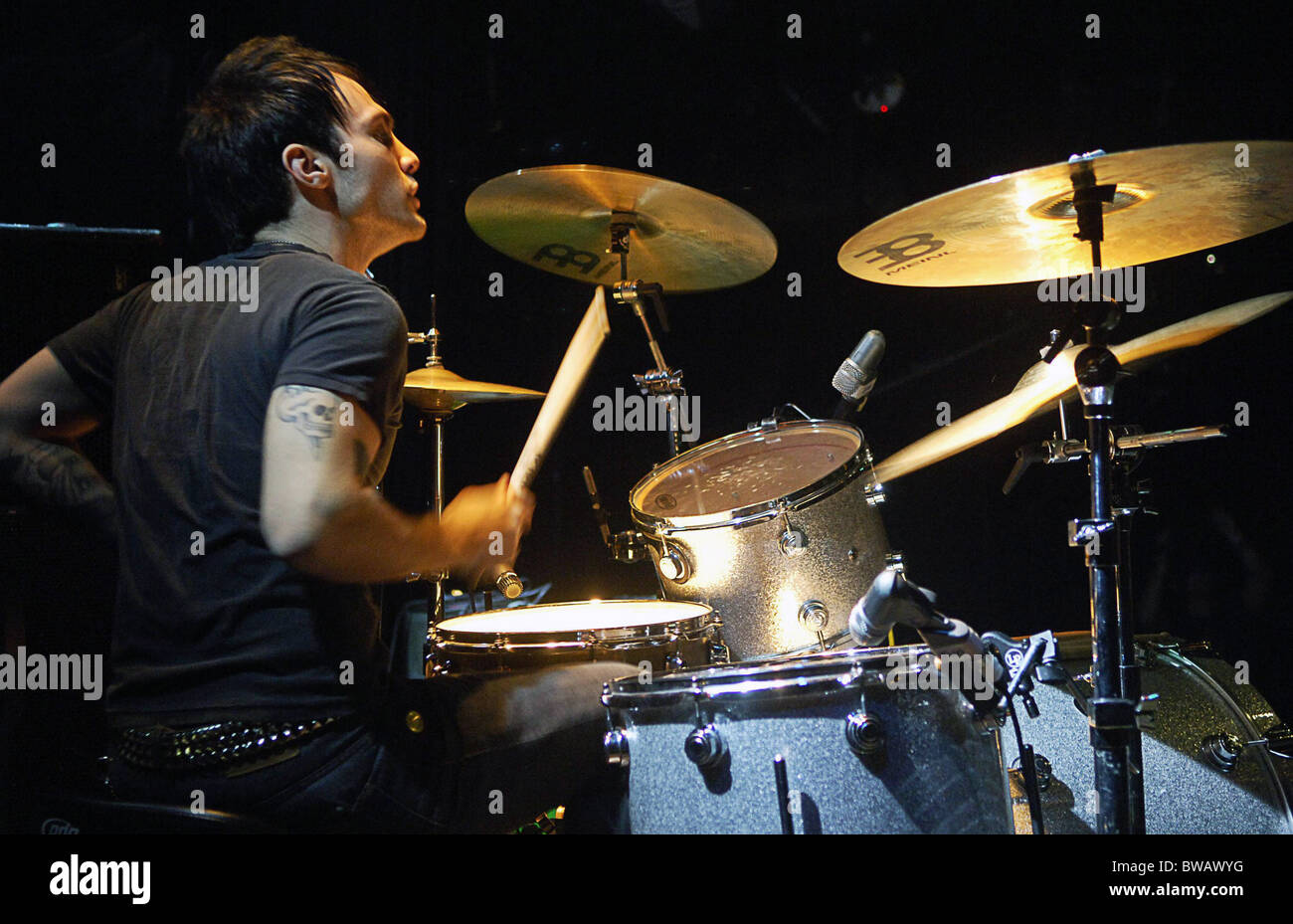 Punk Rock Karaoke in Concert Stock Photo - Alamy