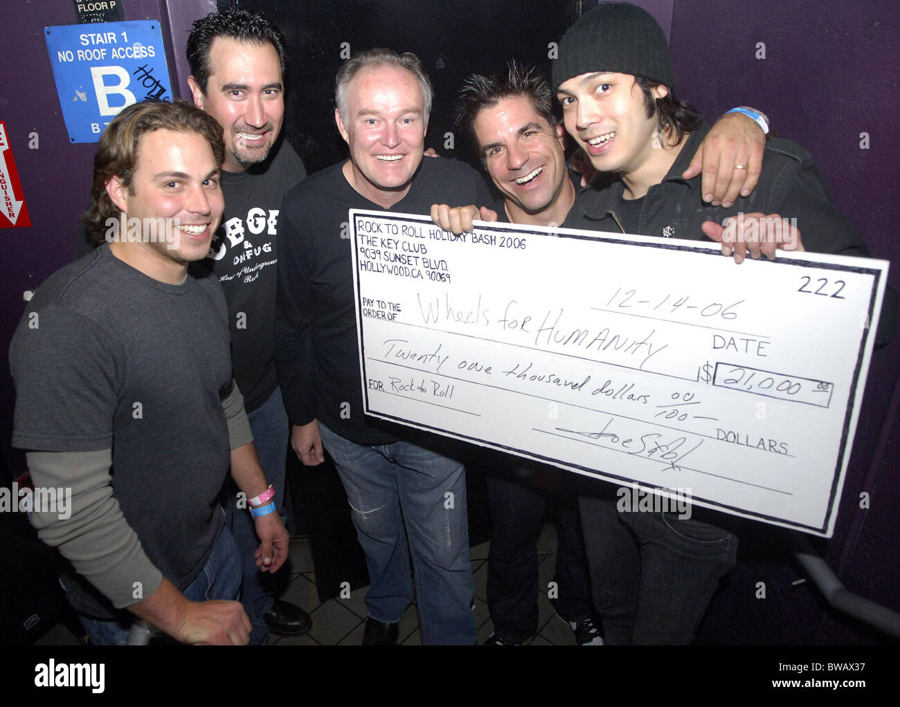 Punk Rock Karaoke in Concert Stock Photo - Alamy