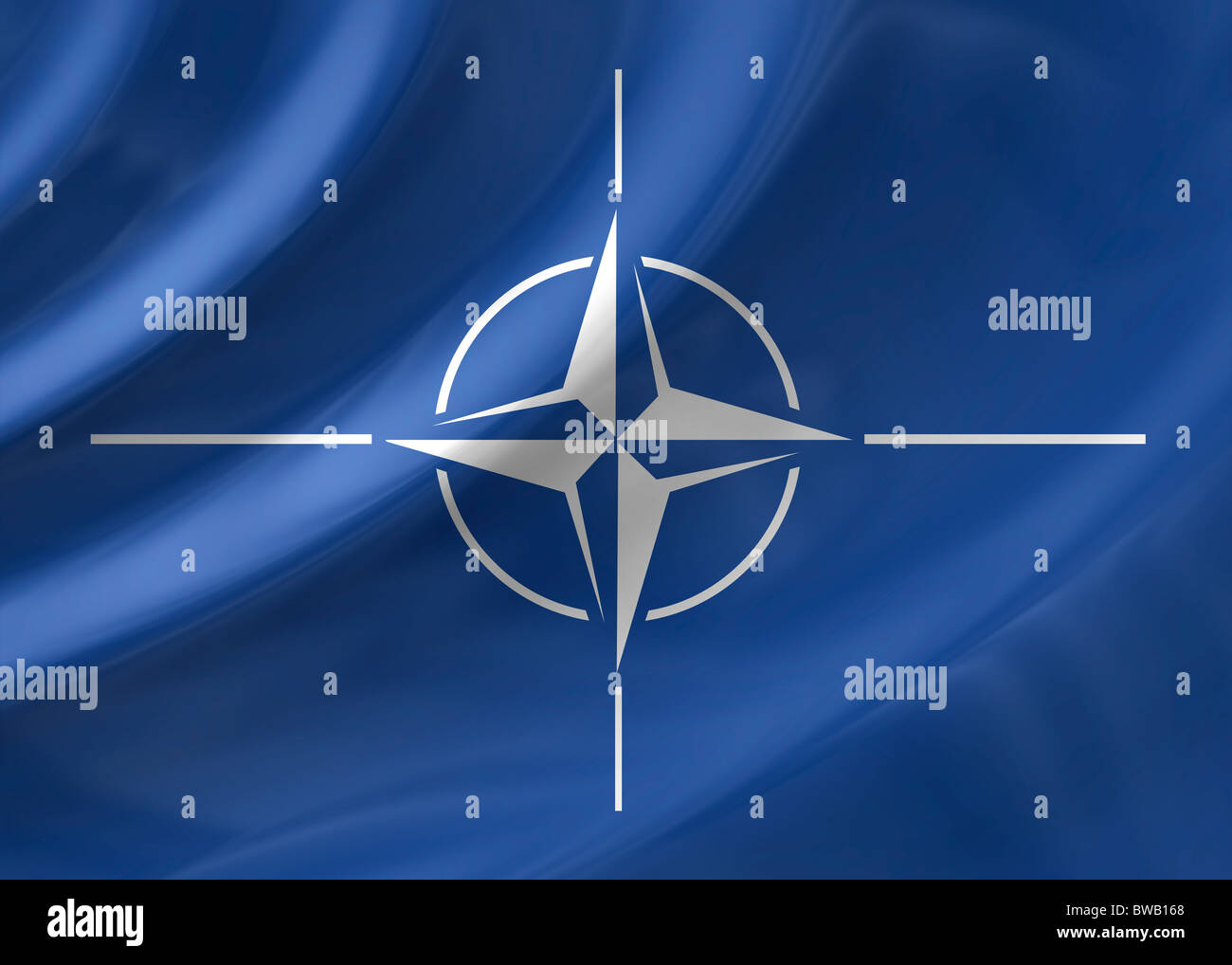 Nato Flag Nato Flag High Resolution Stock Photography and Images - Alamy
