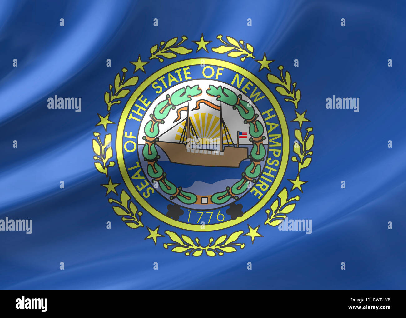 New hampshire flag hi-res stock photography and images - Alamy