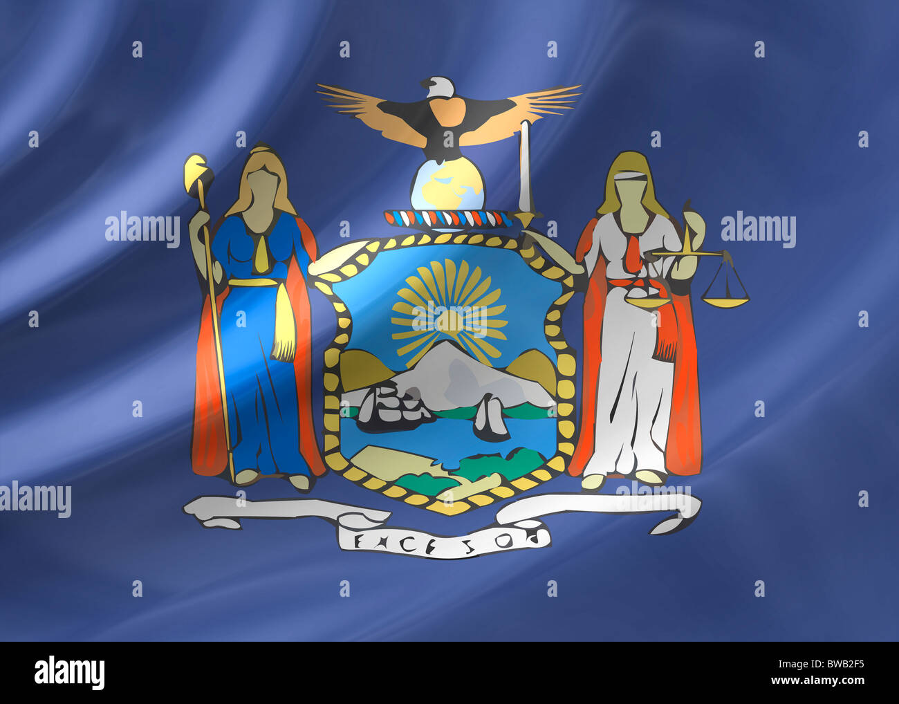 New York flag Stock Photo - Alamy