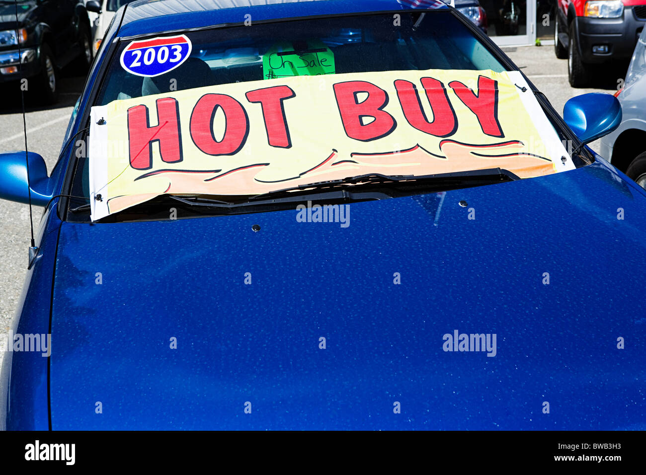 Car sale sign hi-res stock photography and images - Alamy