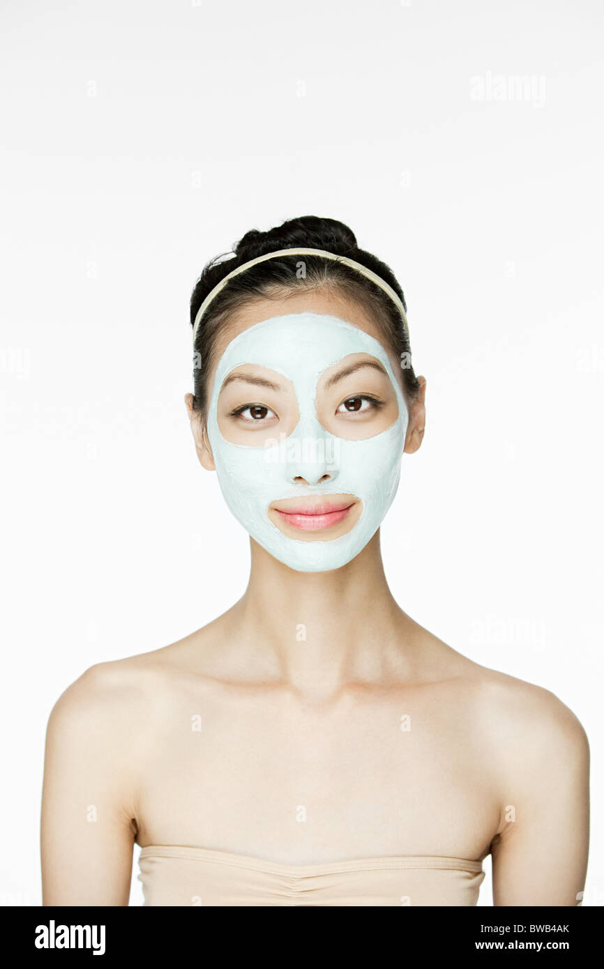Young woman wearing face mask Stock Photo - Alamy