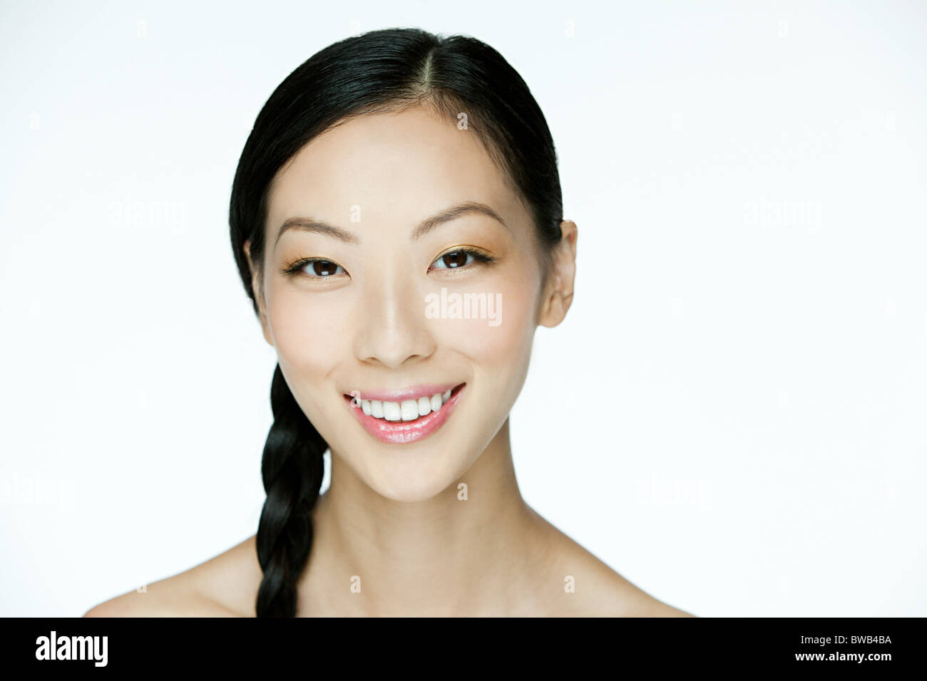 Portrait of a young chinese woman Stock Photo - Alamy