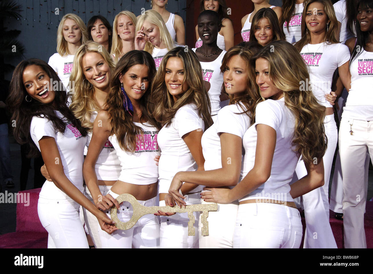 Key to the City of Hollywood for Victoria's Secret Models Stock Photo ...