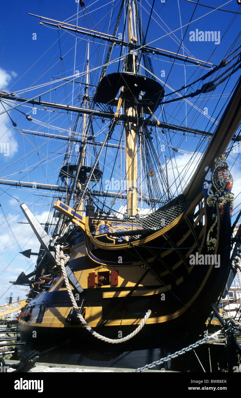 Lord Nelson's HMS Victory Stock Photo - Alamy