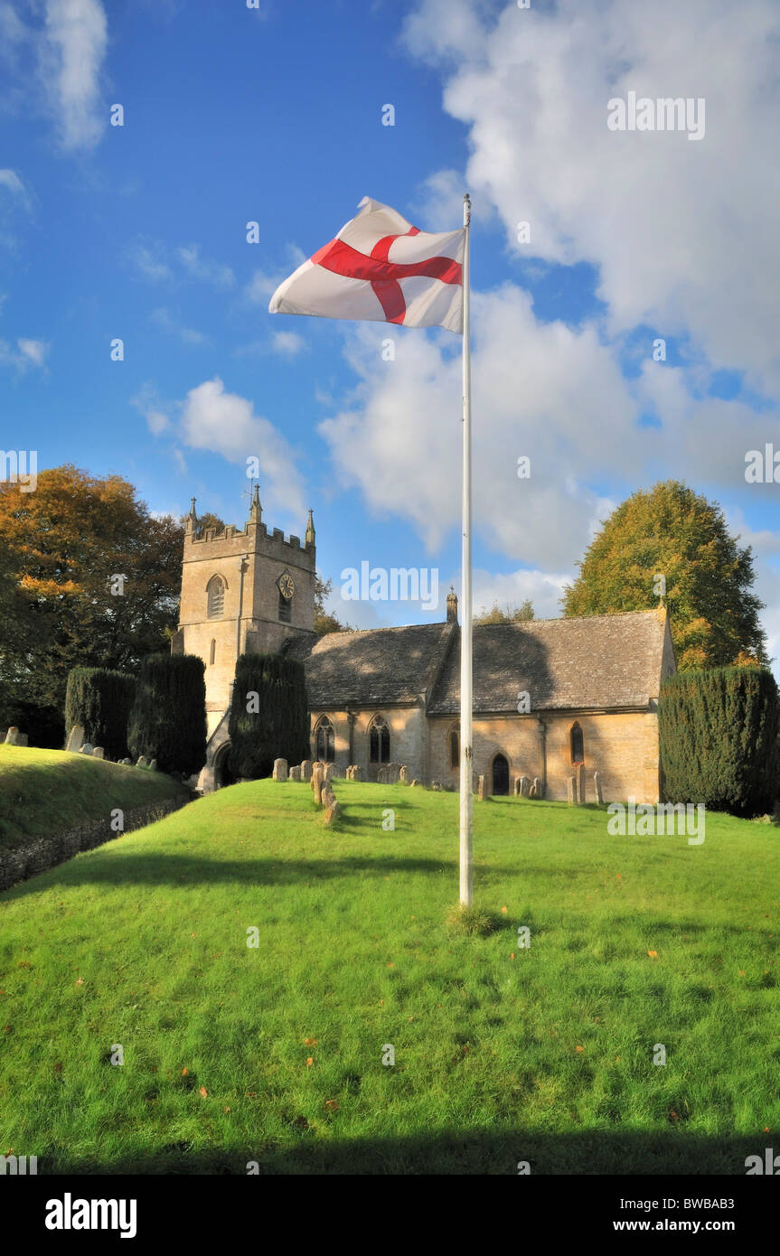 St Peters Church, Upper Slaughter, England, UK Stock Photo - Alamy
