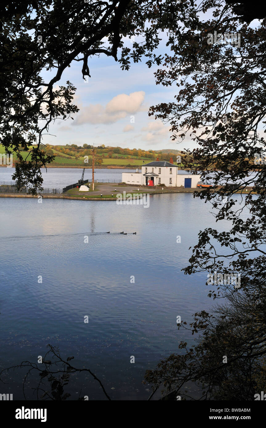 The Sharpness canal which connects Gloucester with the sea Stock Photo ...