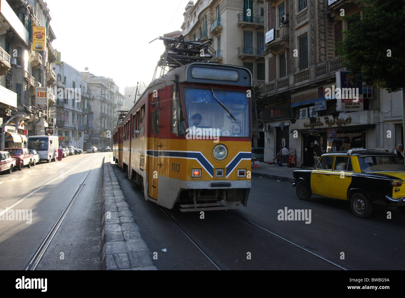 Tram in alexandria egypt hi-res stock photography and images - Alamy