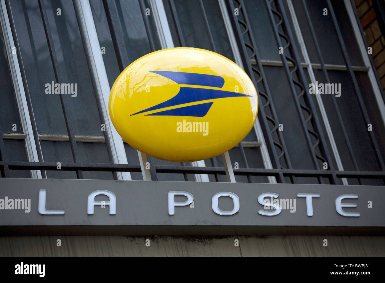 Post office sign Stock Photo - Alamy