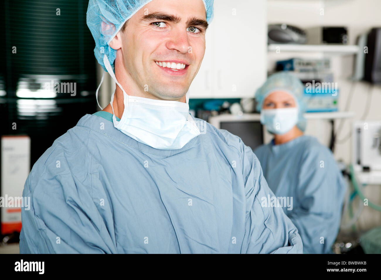 A portrait of a surgeon in a small operating room Stock Photo - Alamy