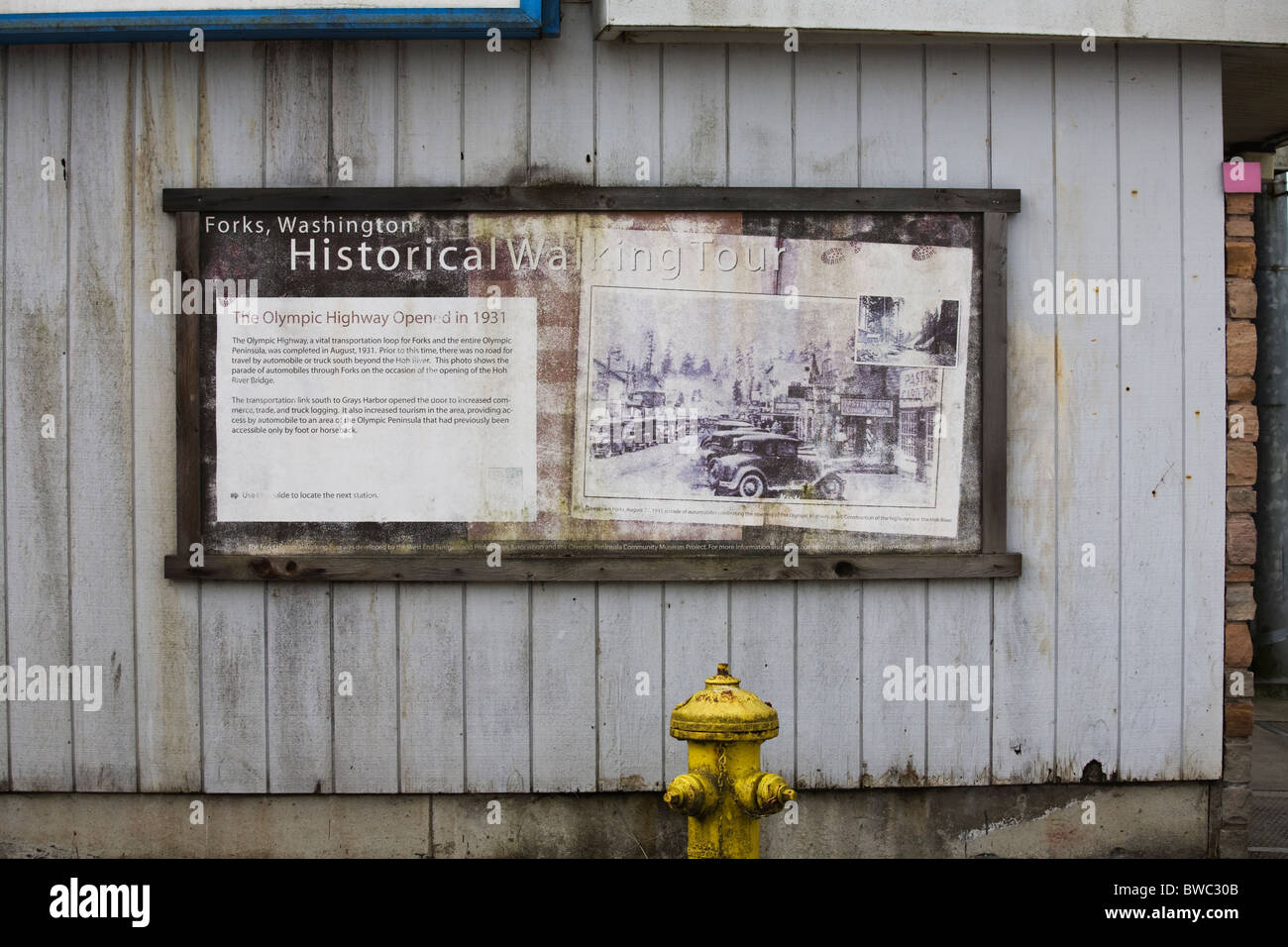 Historical photograph, Forks, Washington State, USA Stock Photo - Alamy