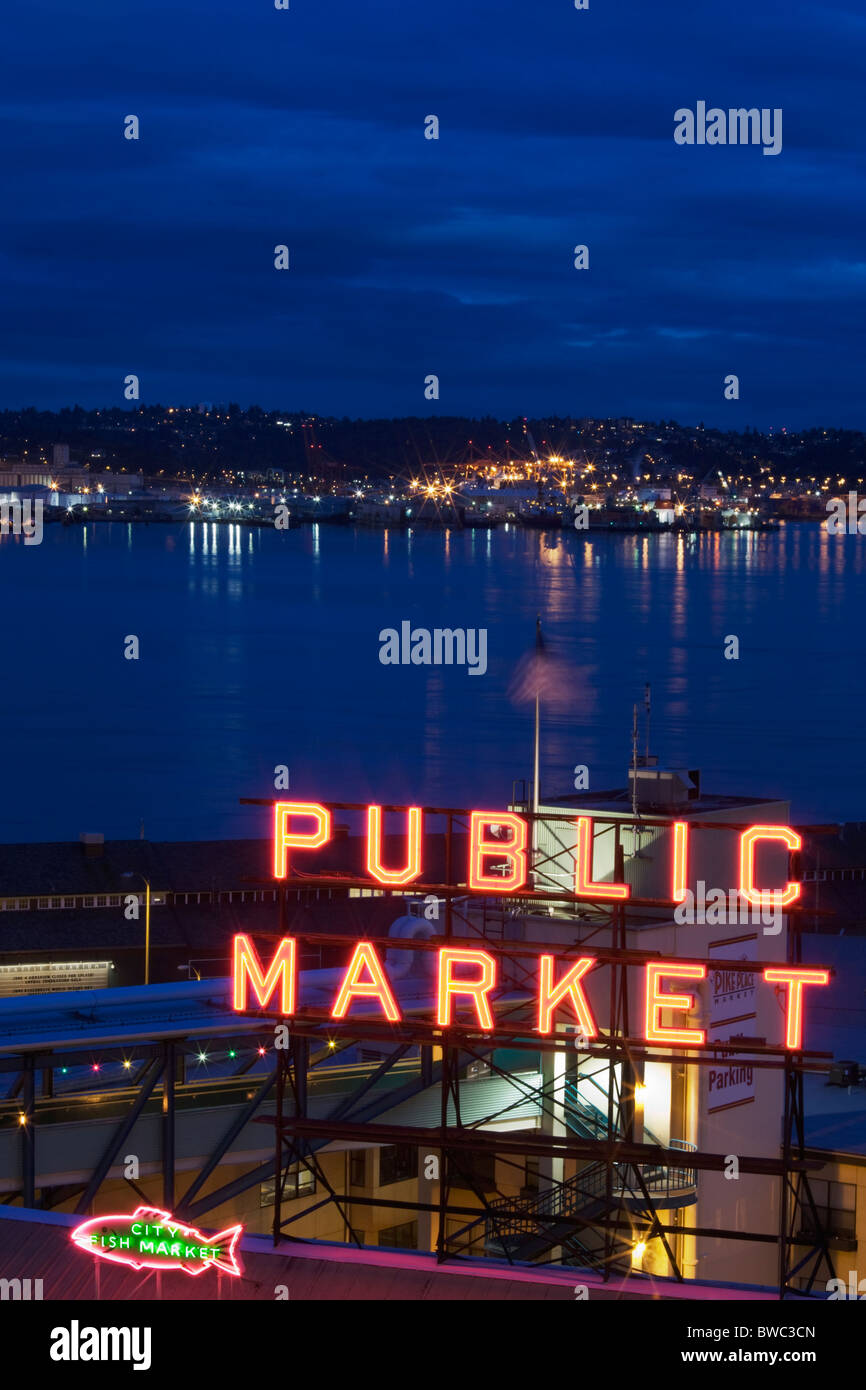 Seattle night market hi-res stock photography and images - Alamy