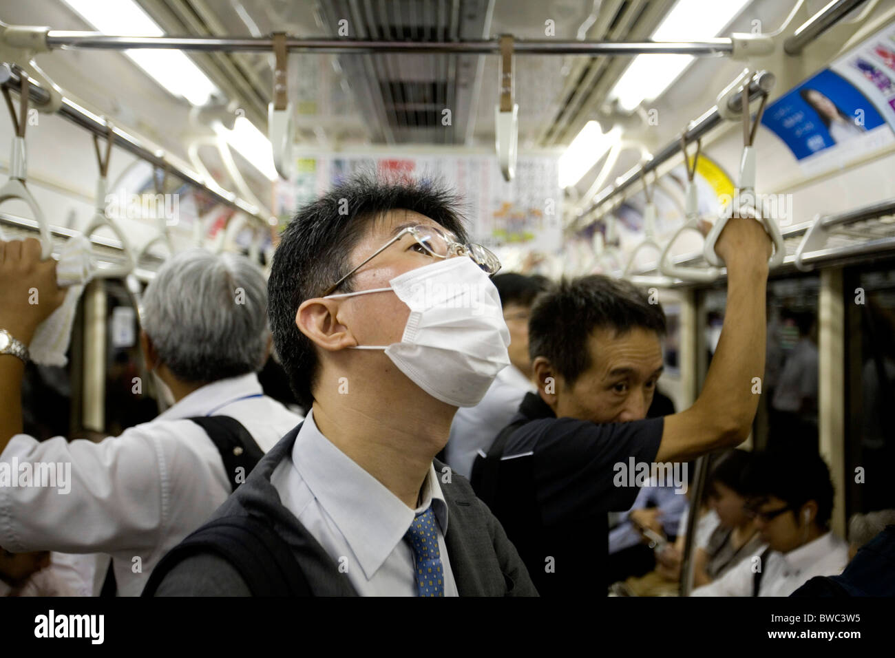 Japanese Mask Subway High Resolution Stock Photography and Images - Alamy