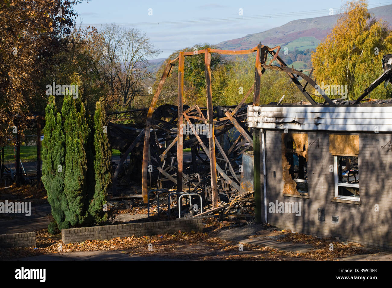 Govilon Primary School destroyed by a blaze in rural village ...