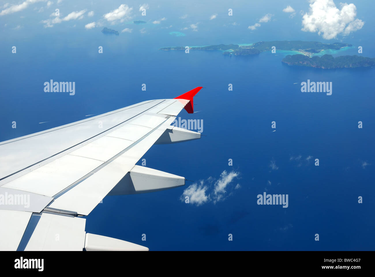 View of plane window Stock Photo - Alamy