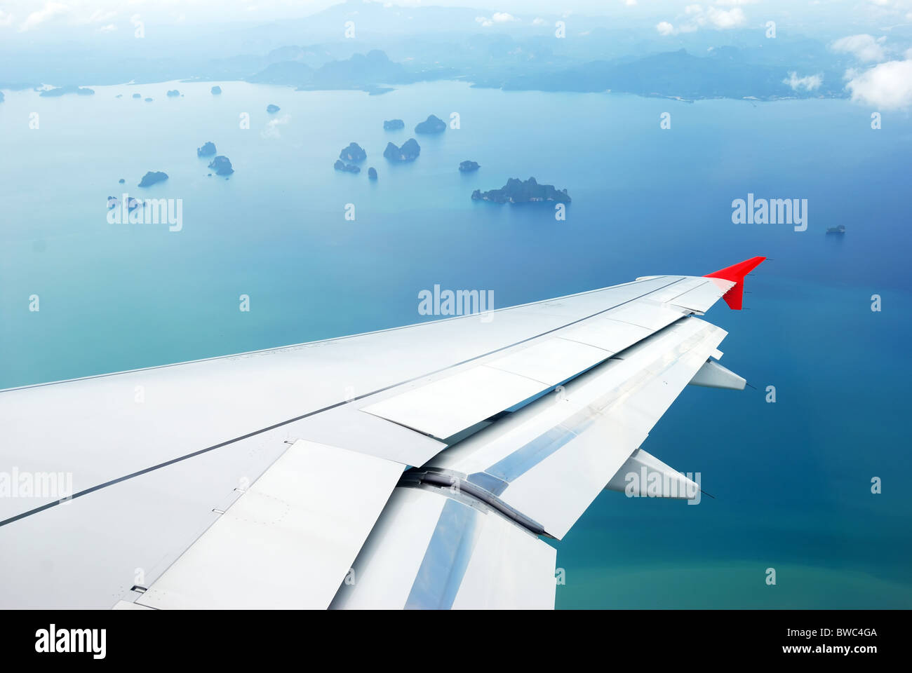 View of plane window Stock Photo - Alamy
