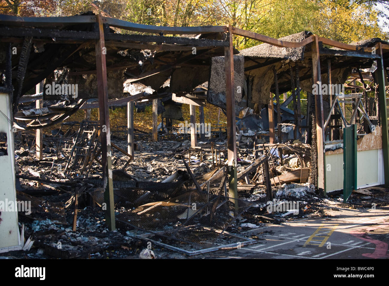 Govilon Primary School destroyed by a blaze in rural village ...