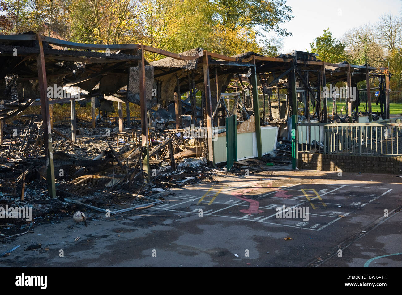 Govilon Primary School destroyed by a blaze in rural village ...