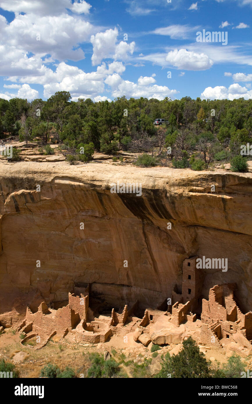 Mesa Verde National Park located in Montezuma County, Colorado, USA ...