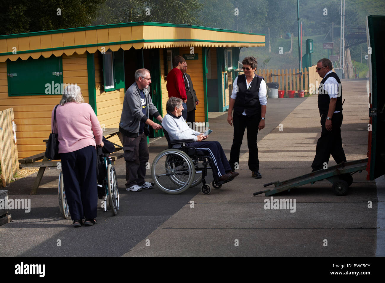 Wheelchair train ramp hi-res stock photography and images - Alamy
