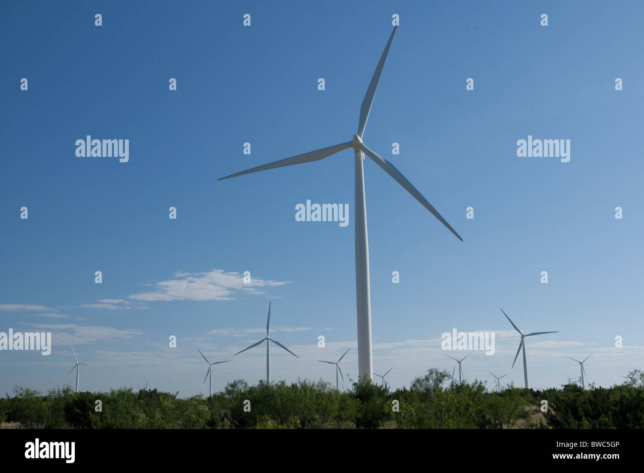Wind power generation region hi-res stock photography and images - Alamy