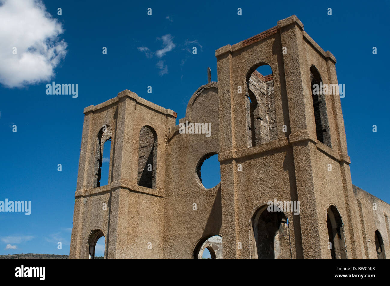 Old church ruins in Antonito Colorado Stock Photo - Alamy