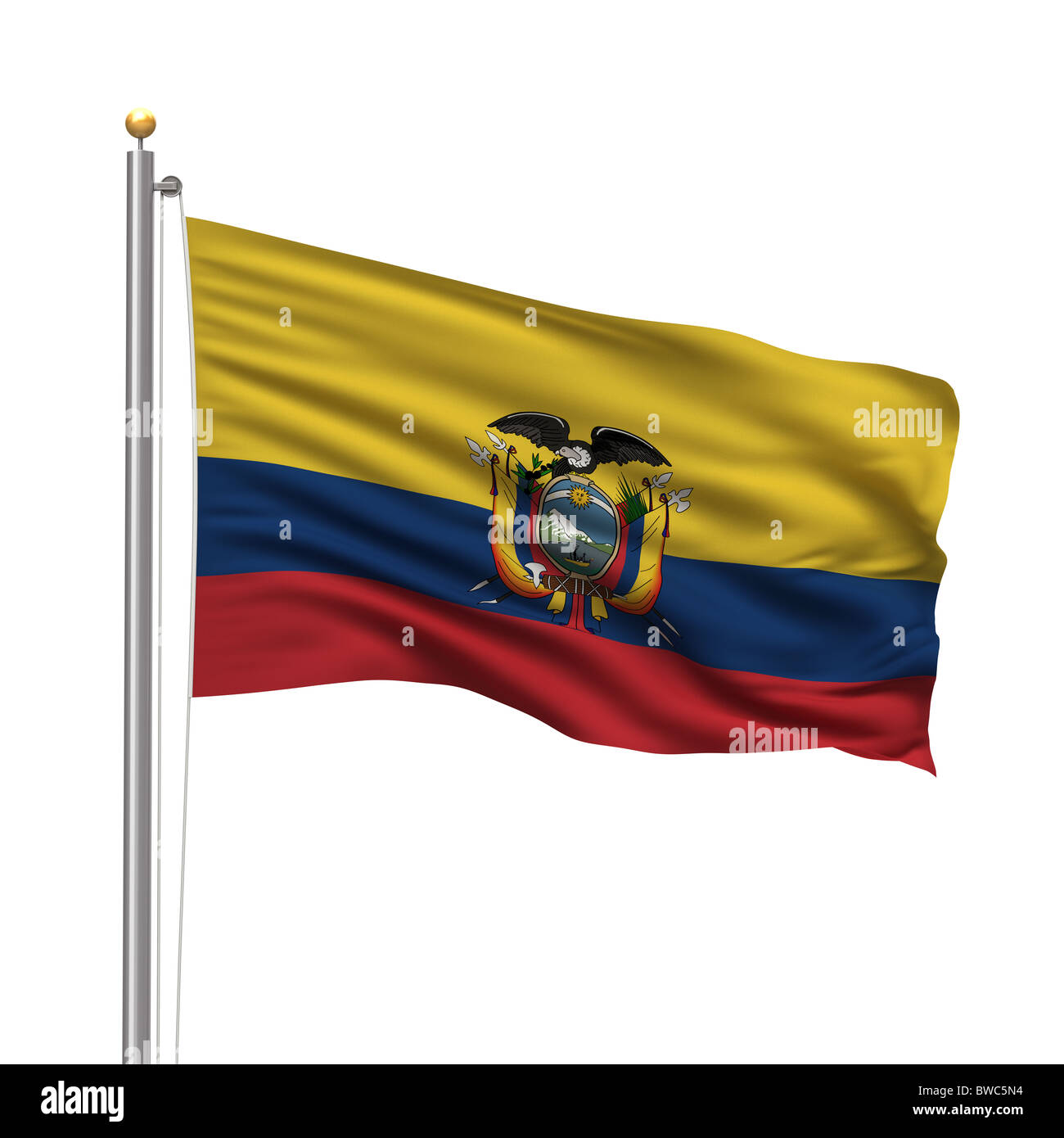 Flag of Ecuador Stock Photo - Alamy