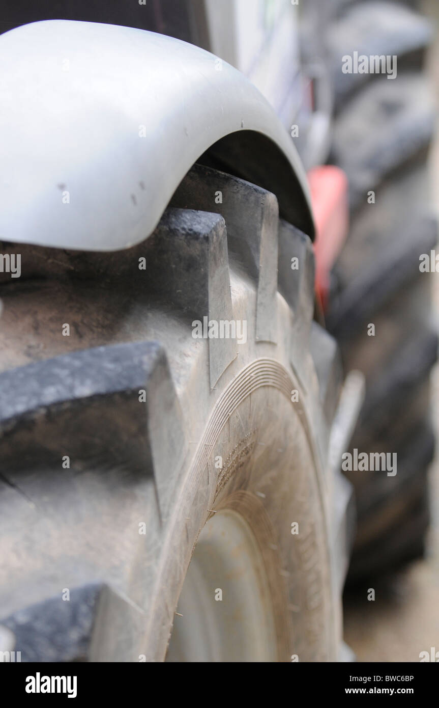 Parts of a Dirty Tractor Stock Photo - Alamy