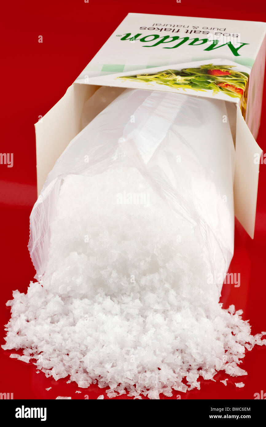 Maldon salt close up hi-res stock photography and images - Alamy