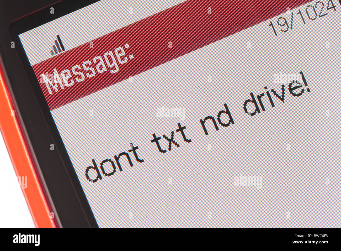 Dont text and drive hi-res stock photography and images - Alamy