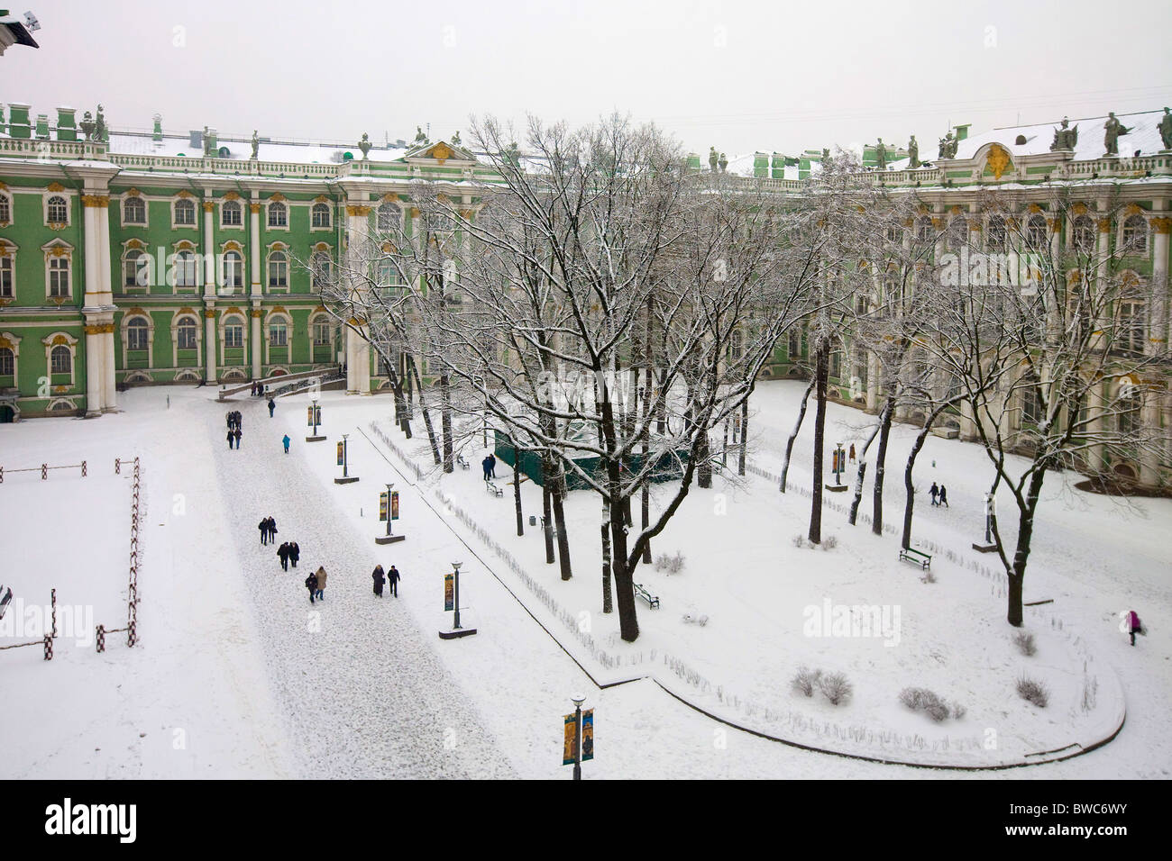 Courtyard entrance to "Winter Palace", St Petersburg Russia Stock Photo ...