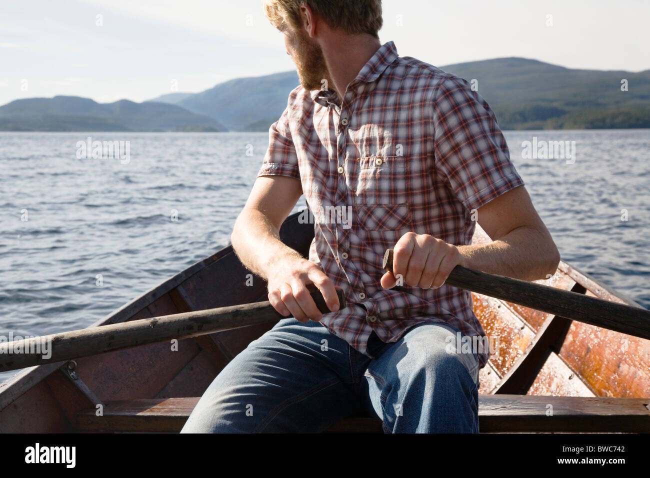Man with boat hi-res stock photography and images - Alamy