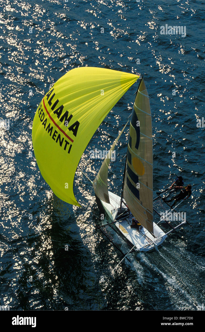 Trapeze sailing hi-res stock photography and images - Alamy