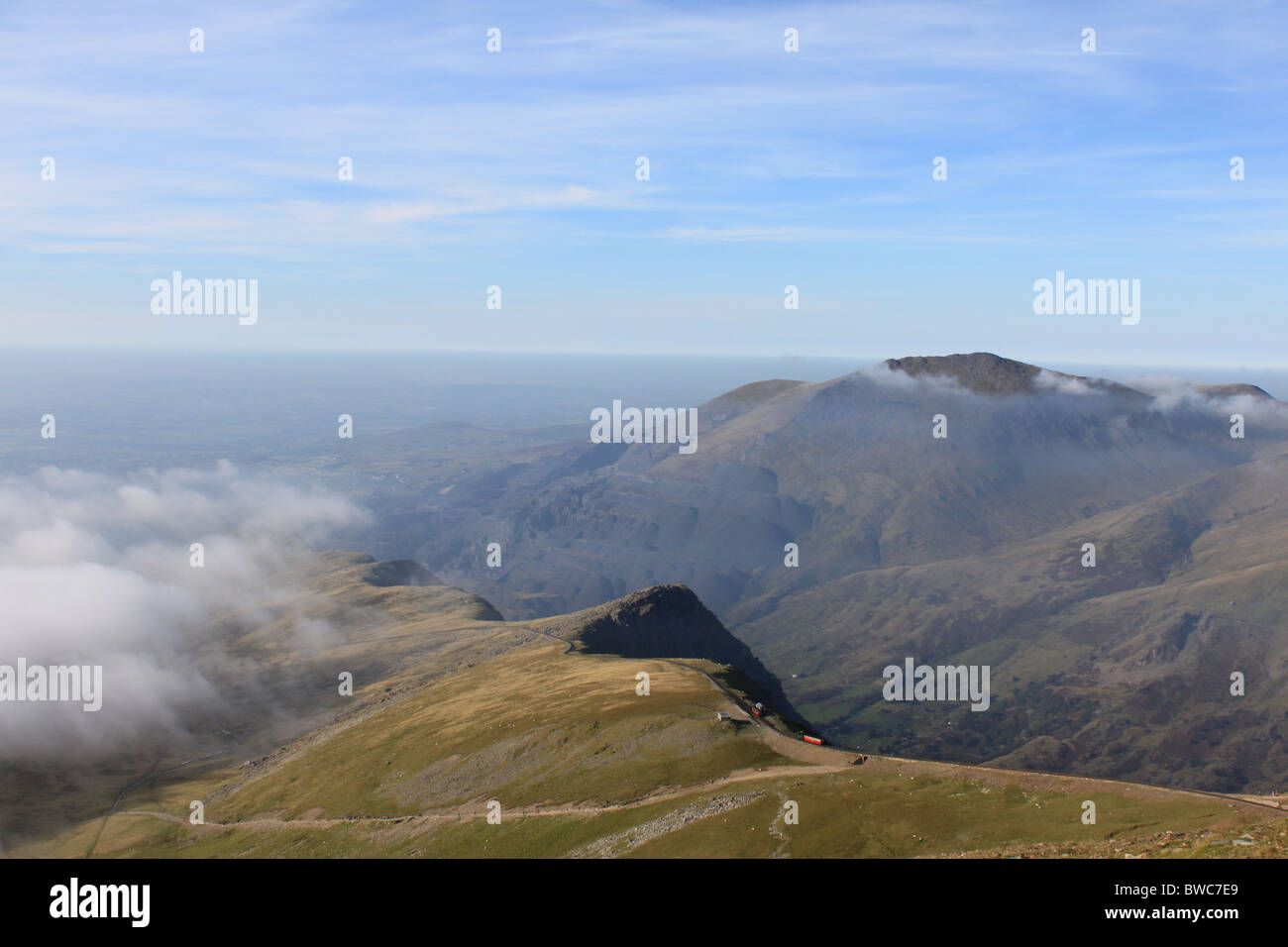 Snowdon Mountain Peak Stock Photo - Alamy