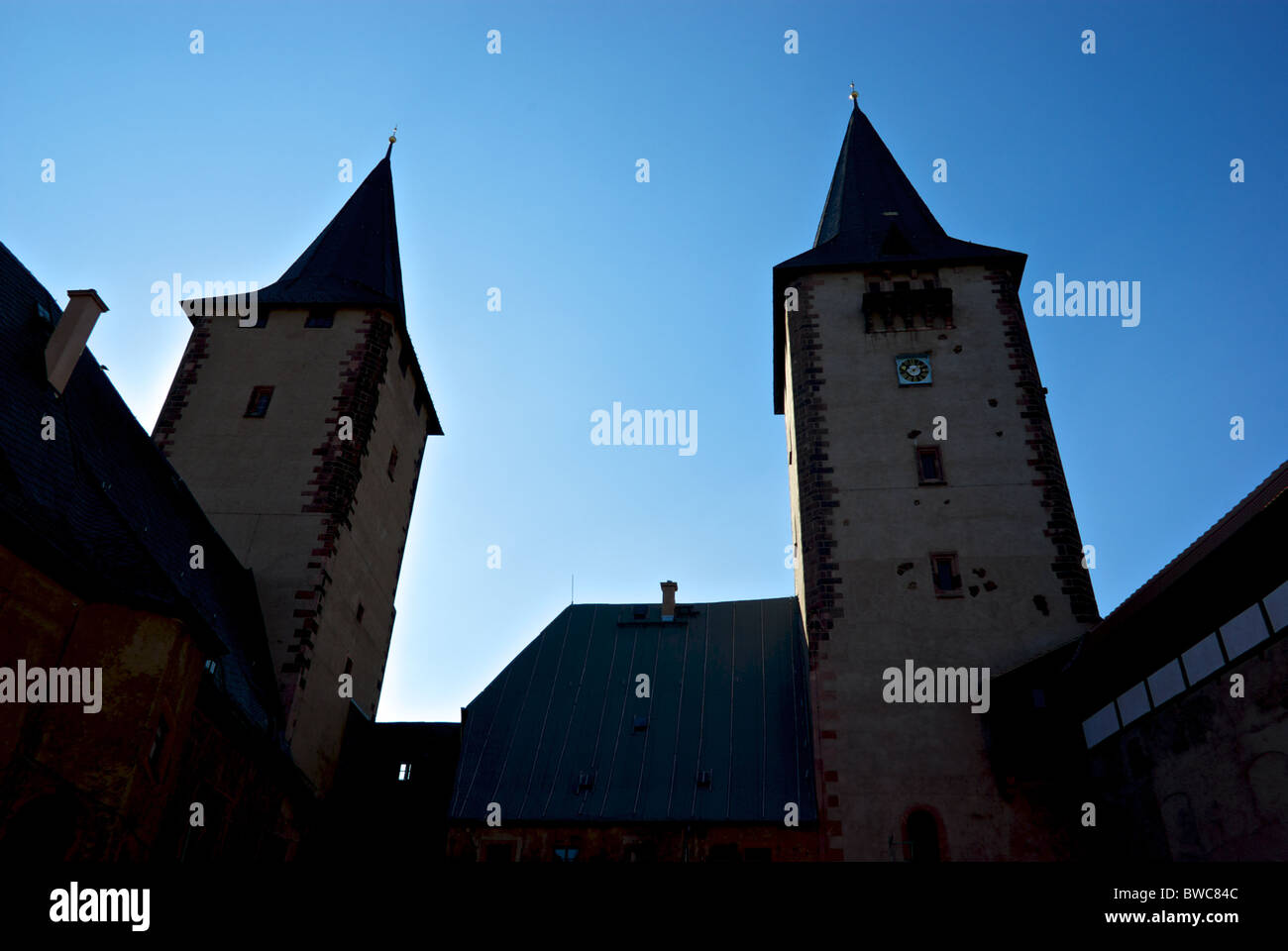 1000-year old Schloss Rochlitz castle with twin dungeon residential ...