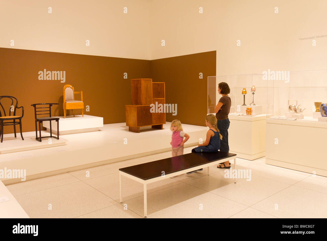 gallery, David and Alfred Smart Museum, University of Chicago, Illinois ...